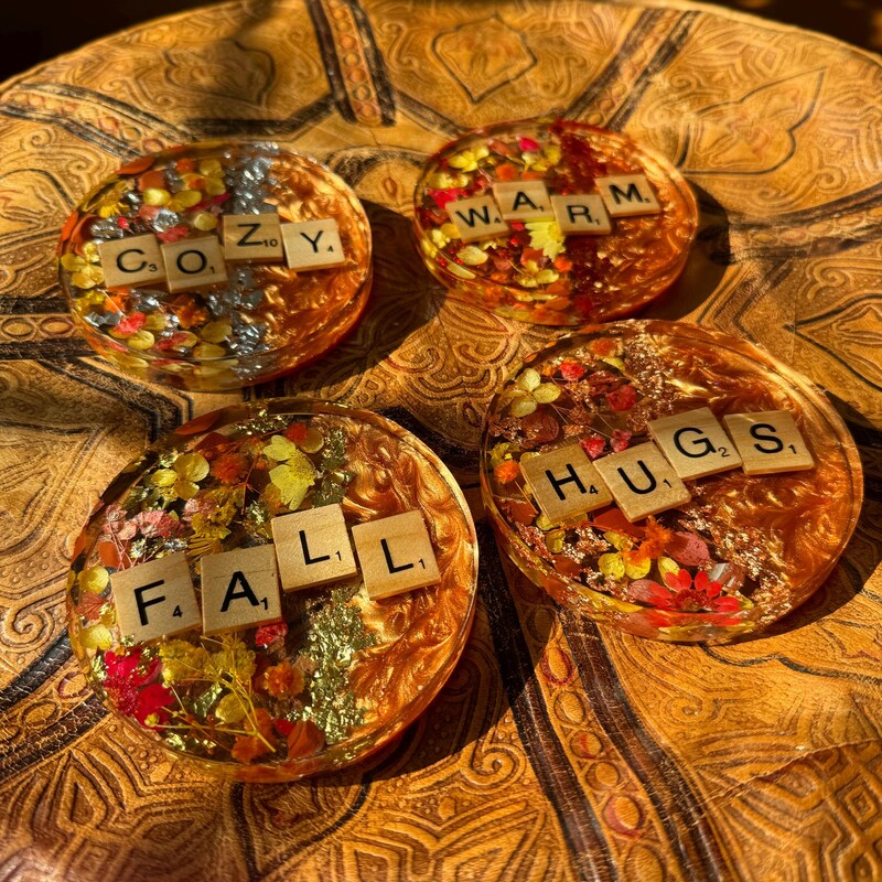 Letter Coaster - Etsy