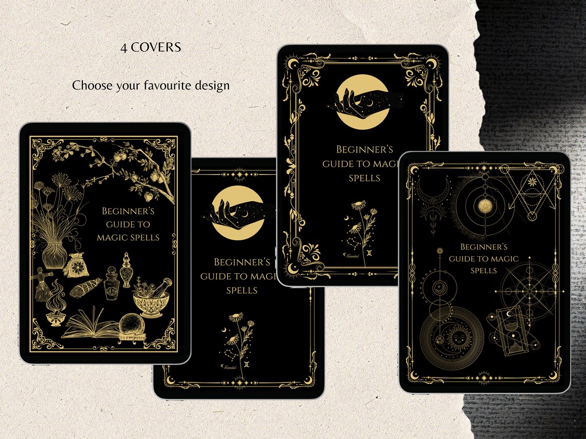 Beginner Guide for Magic Spells - Digital Spellbook Grimoire - Witch ...