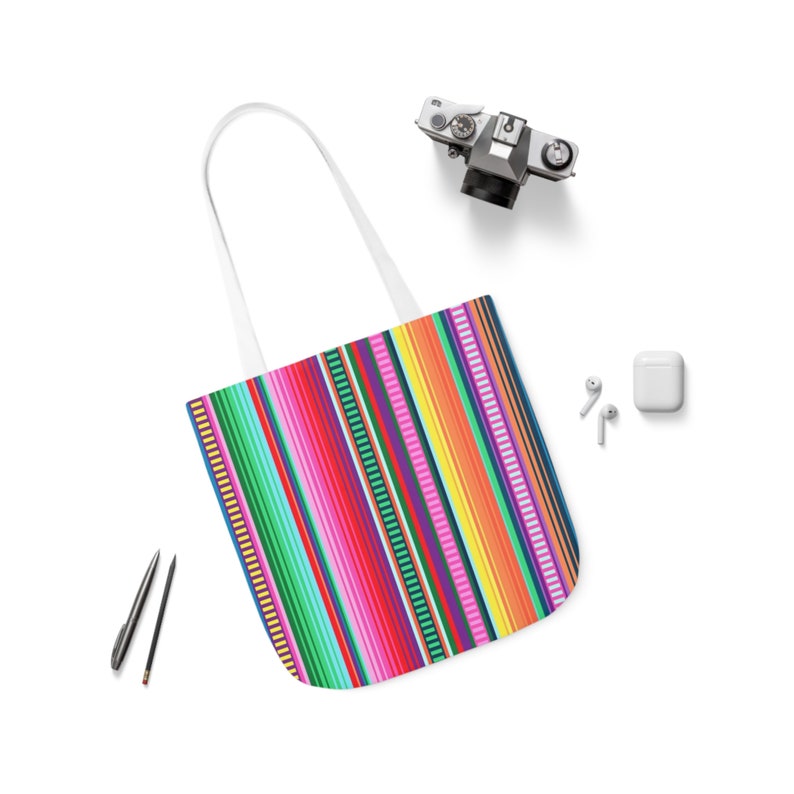 Mexican Serape Polyester Canvas Tote Bag AOP - Etsy