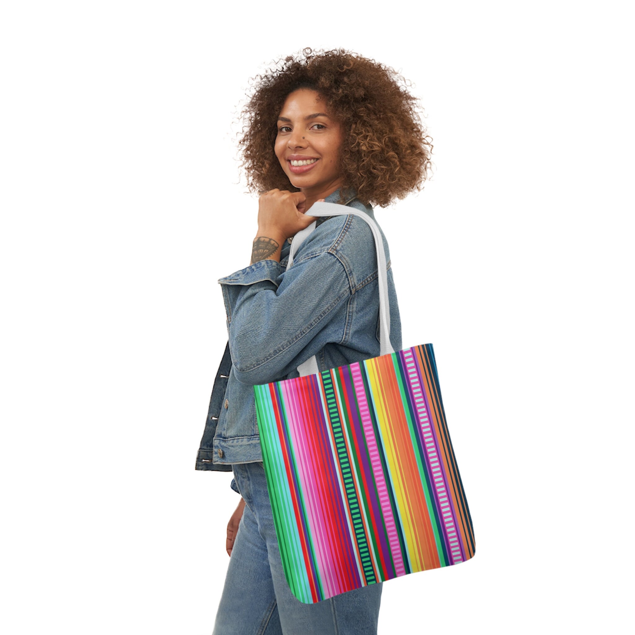 Mexican Serape Polyester Canvas Tote Bag AOP - Etsy