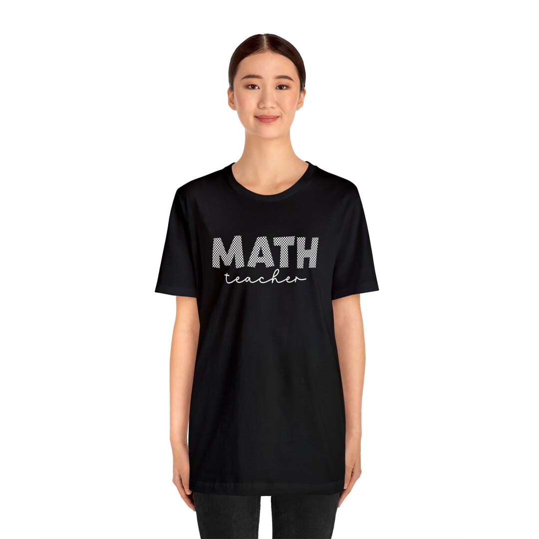 Math Teacher Jersey Short Sleeve Tee - Etsy