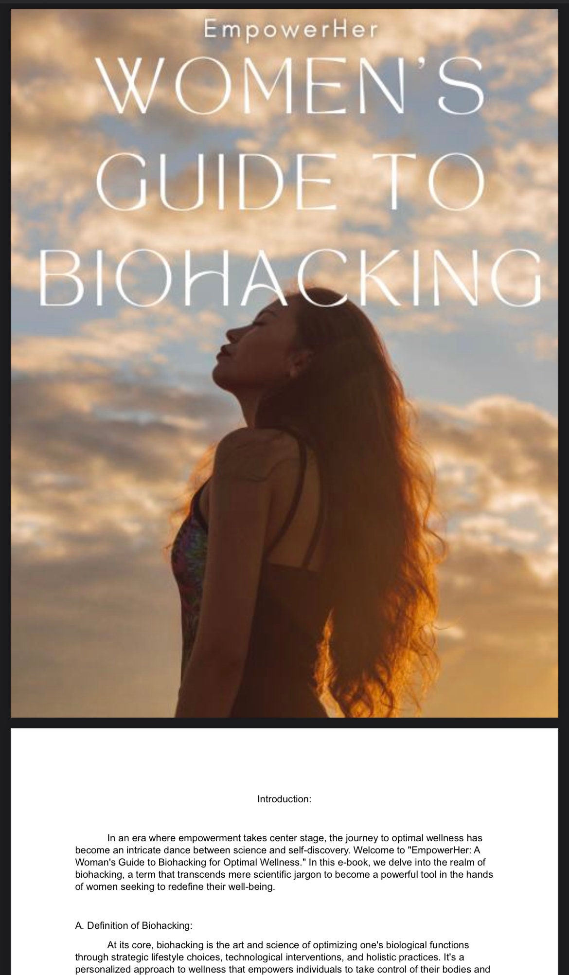Empowerher: A Biohacking Guide for Women (ebook) - Learn the Basics of ...