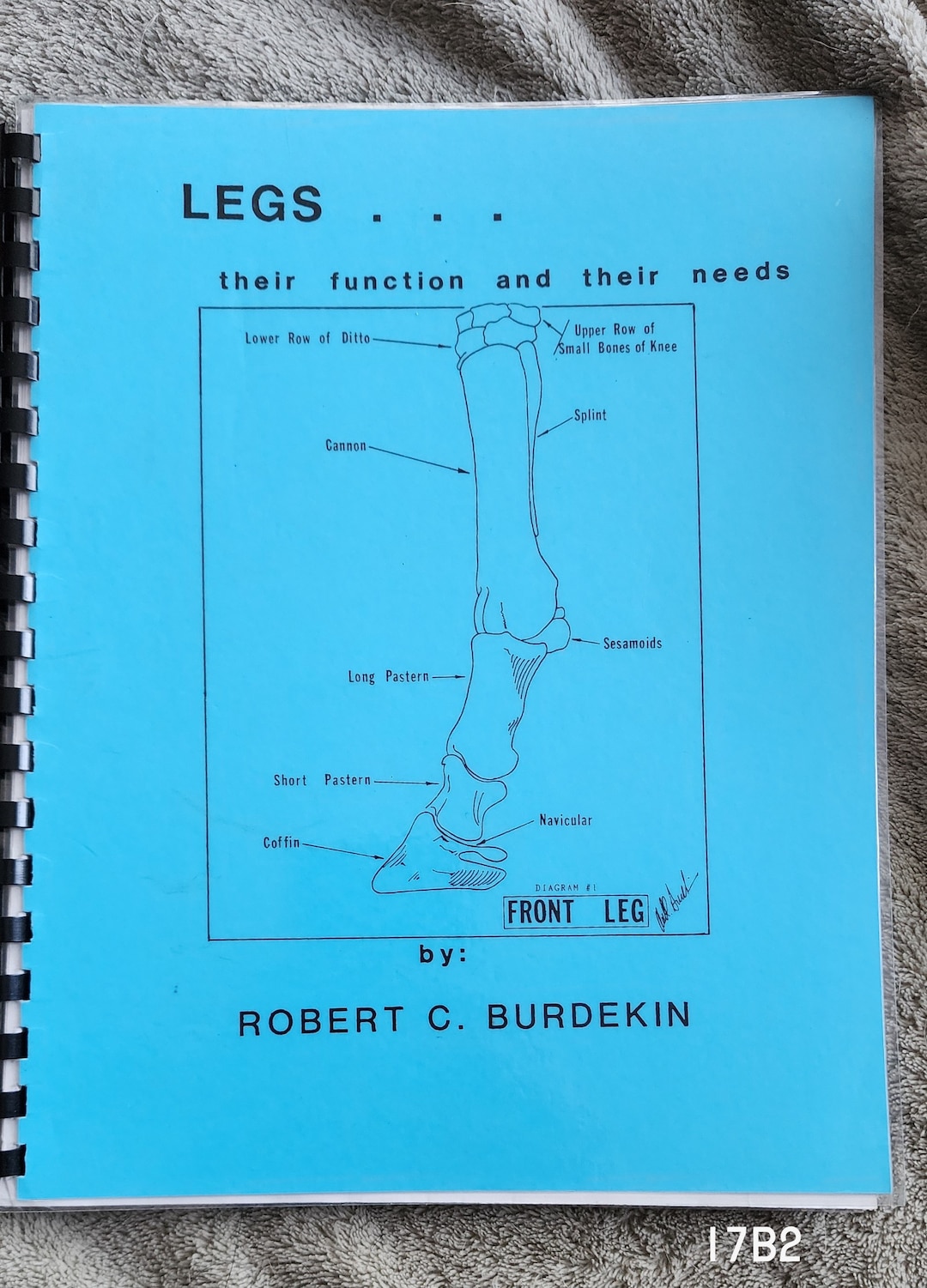 Legs, Their Function and Their Needs, Horse/equine, Spiral-bound Book ...