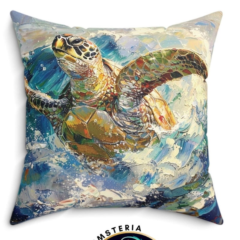 Sea Turtle Pillow - Etsy