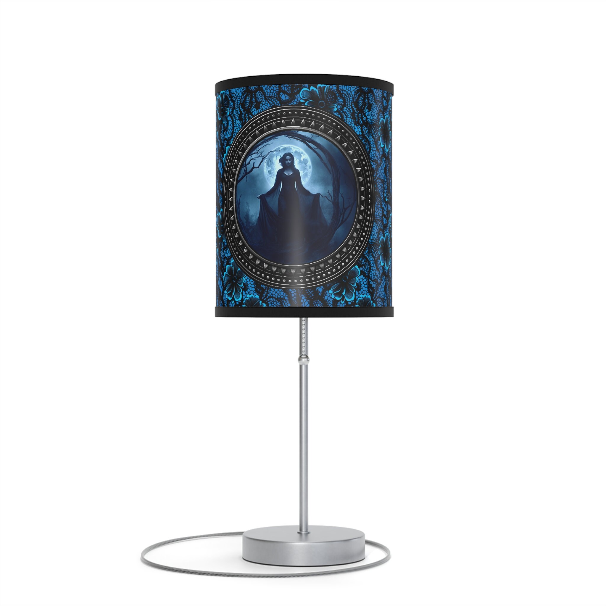 Gothic Moon Lamp, Goth Decorative Lamp, Goth Desk Decor, Fairycore ...