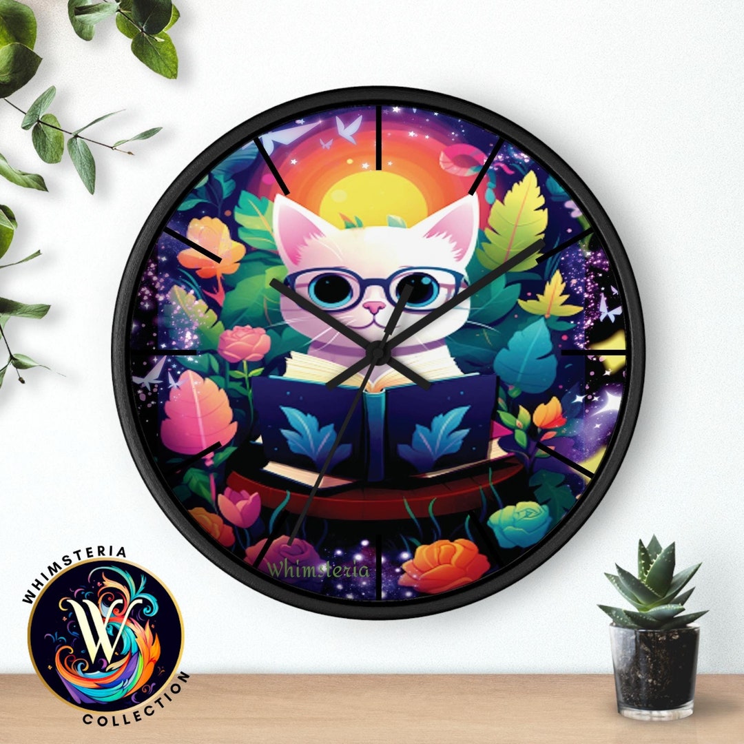 Anime Wall Clock, Anime Style Clock, Anime 50s Style Decor, Mid Century ...