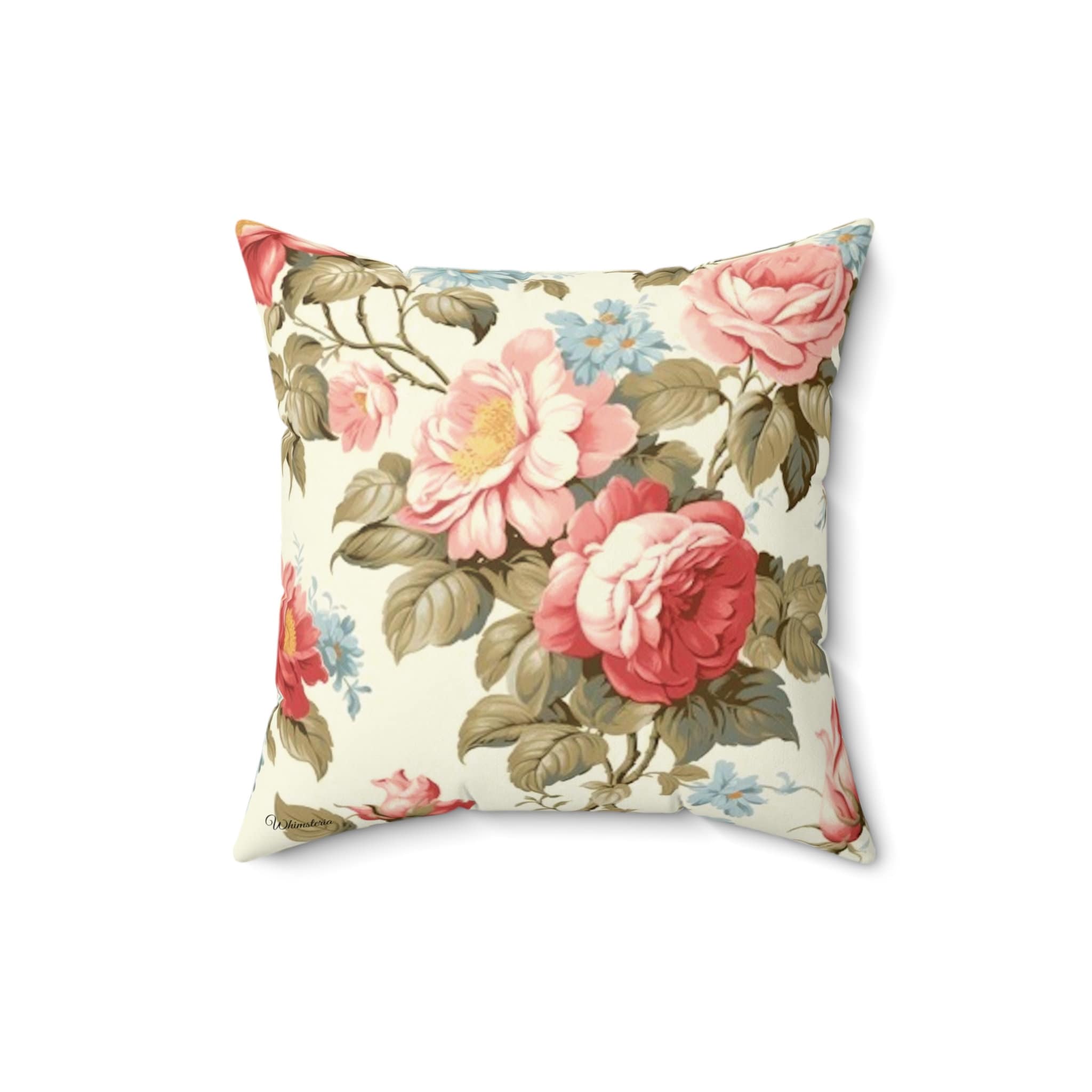 Shabby Chic Rose Pillow: French Country Floral Accent - Etsy