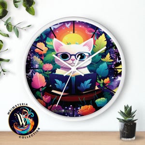 Anime Wall Clock, Anime Style Clock, Anime 50s Style Decor, Mid Century ...