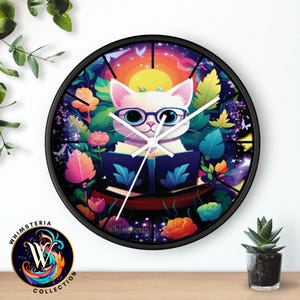 Anime Wall Clock, Anime Style Clock, Anime 50s Style Decor, Mid Century ...