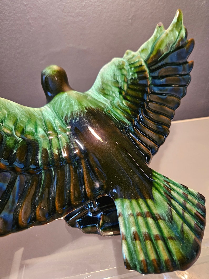 Blue Mountain Pottery Bald Eagle Green Glaze - Etsy