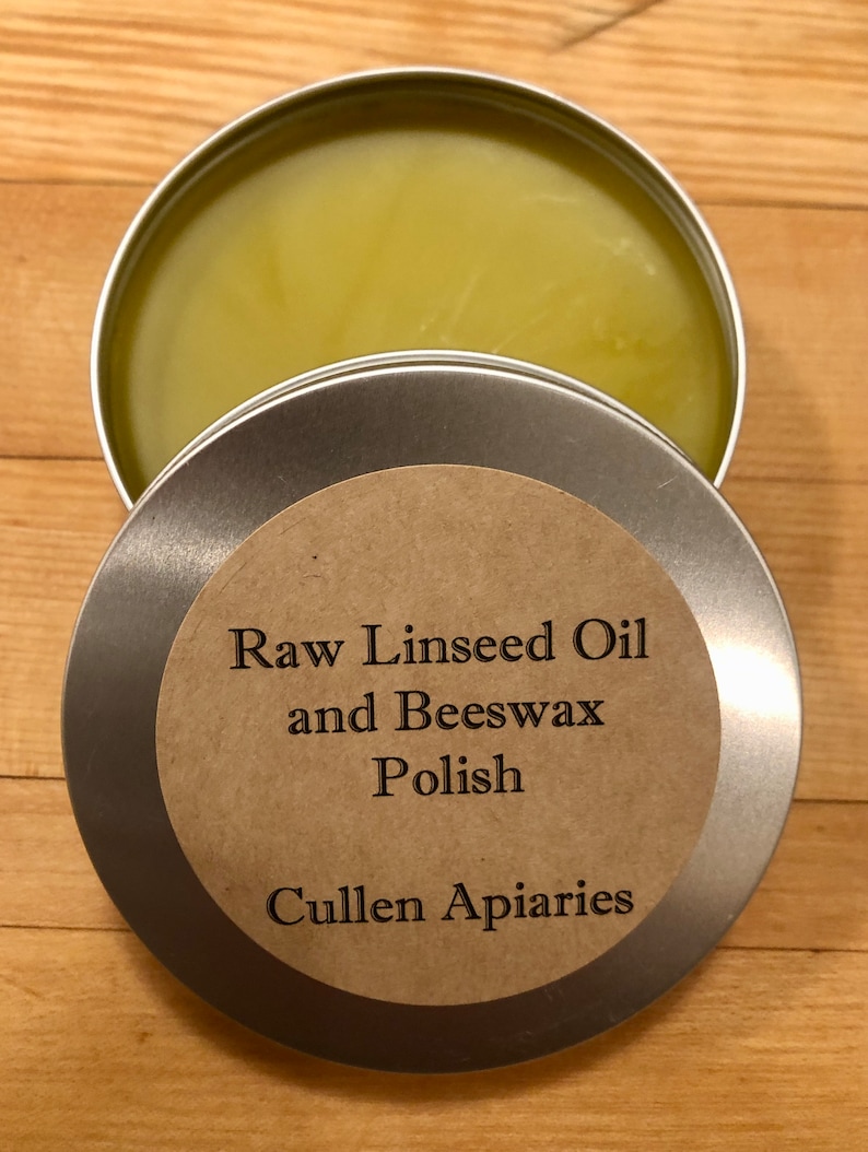 Raw Linseed Oil and Beeswax Polish (4 Oz) - Etsy