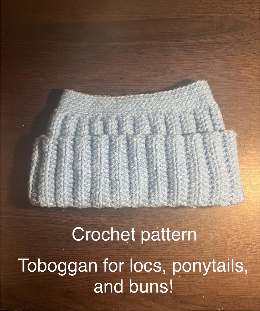 Crochet Loc Hat, Crochet Ponytail Toboggan, Crochet Ponytail Hat ...