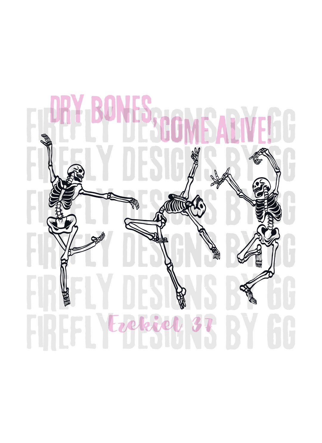 Dry Bones Dancing Skeletons Png - Etsy