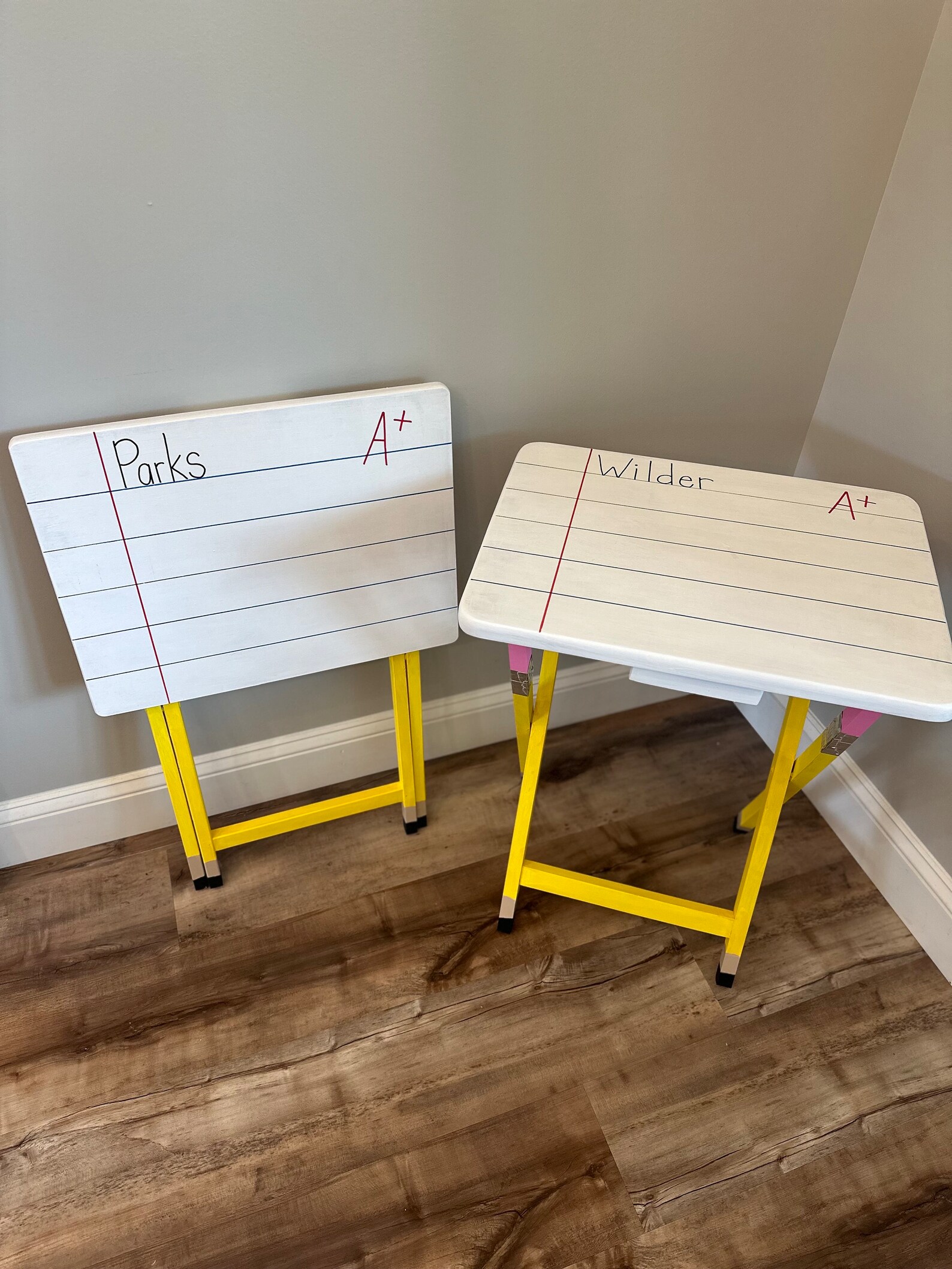 Personalized Folding Homework Table - Etsy