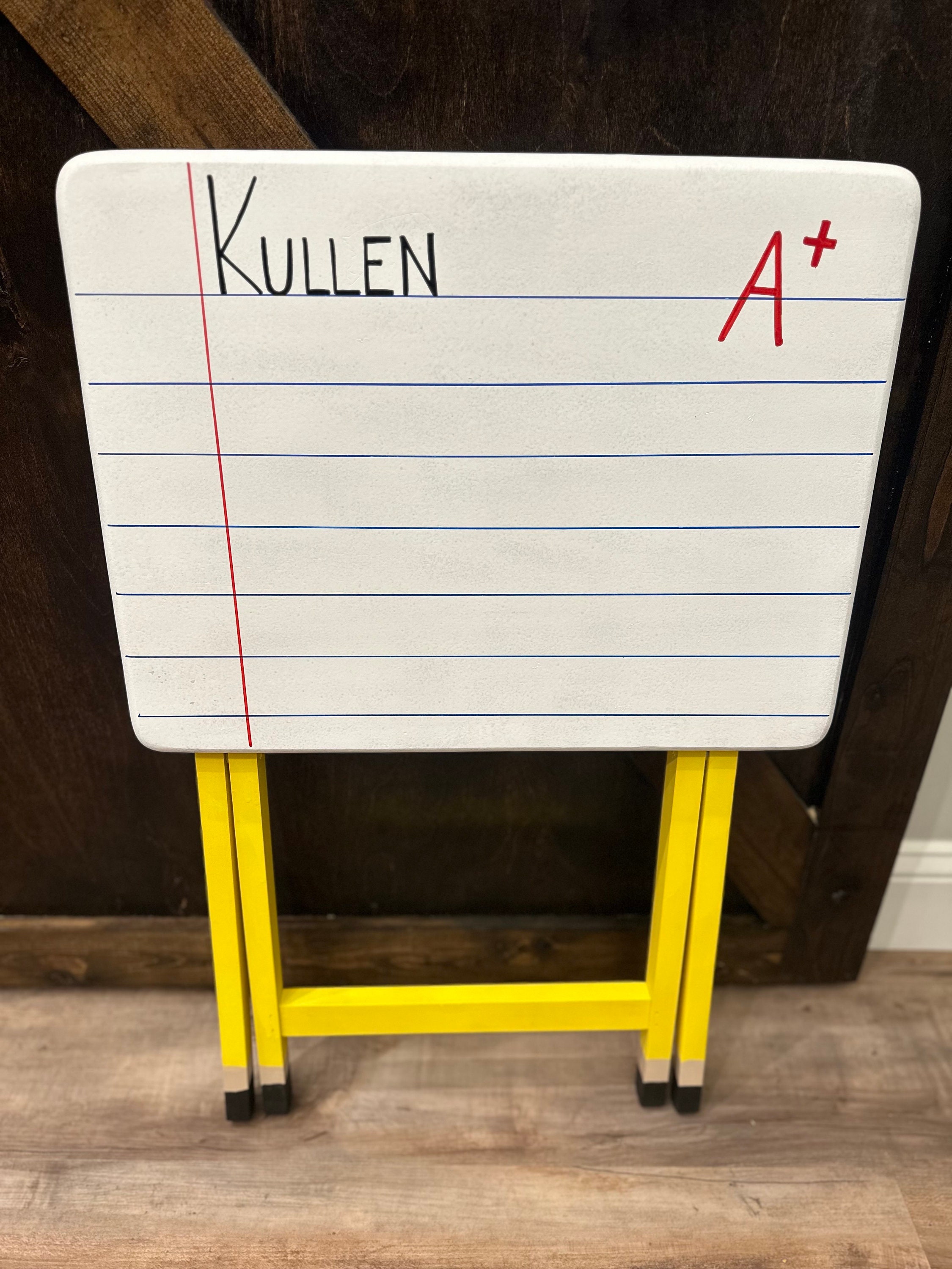 Personalized Folding Homework Table - Etsy