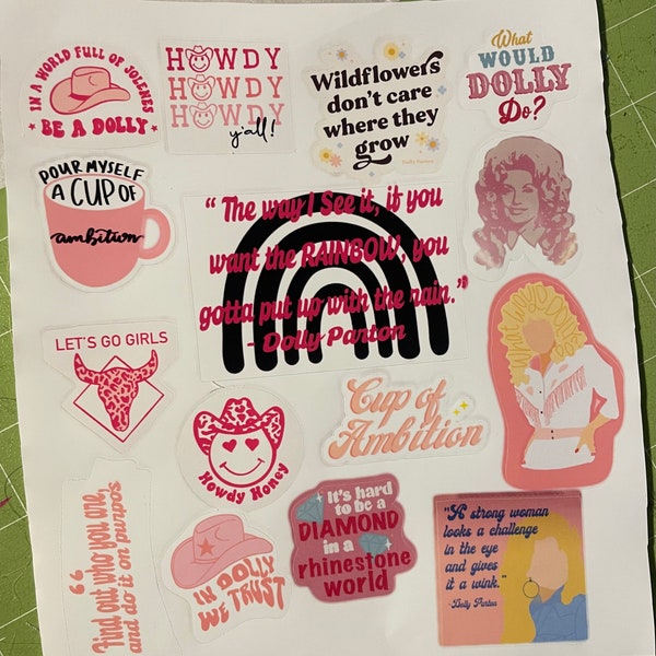 Dolly Parton Stickers - Etsy