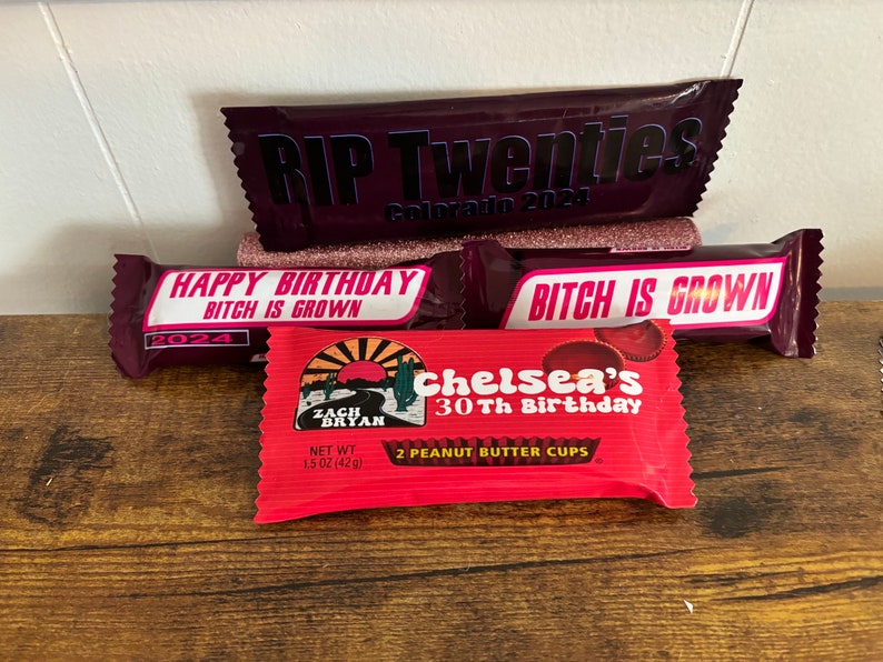 Personalized Candy Wrapper - Etsy