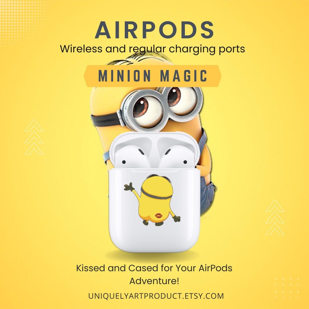 Minion Kissed-and-banana-fied Airpods and Airpods Pro Case/ Kiss on the ...