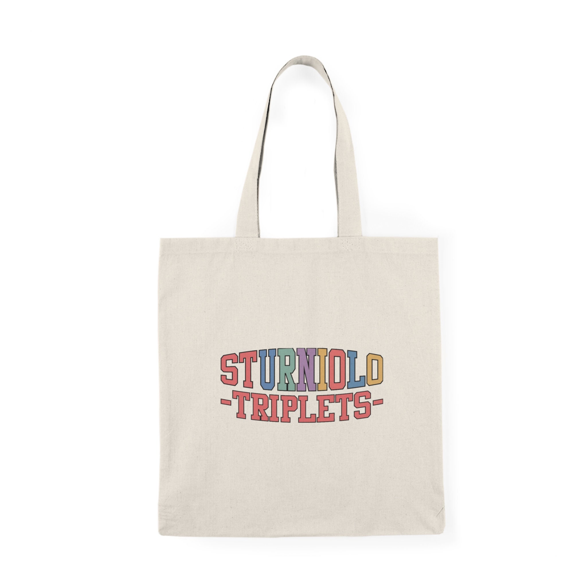 Sturniolo Triplets Colourful Logo Natural Tote Bag - Etsy Canada