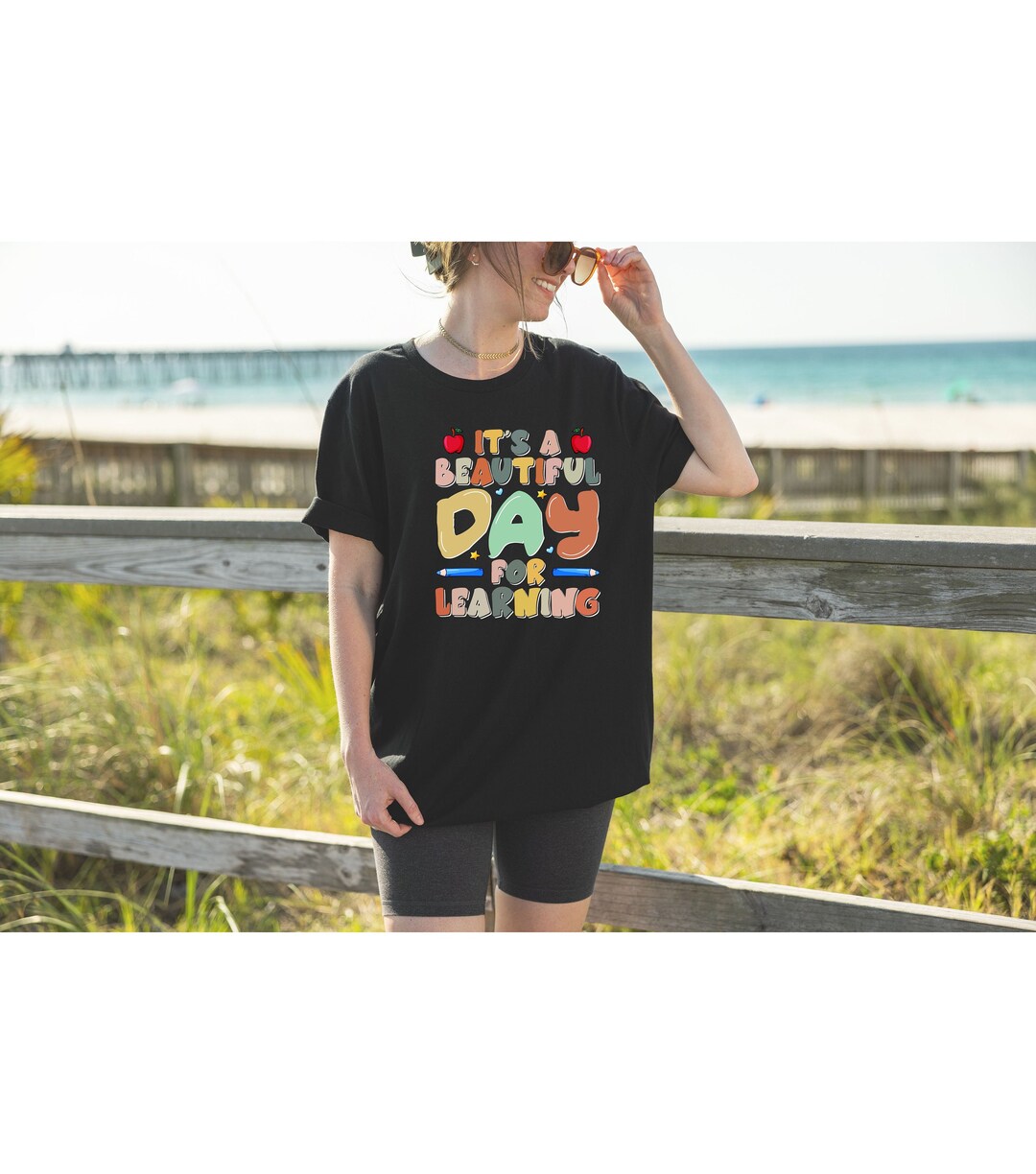 Learning T-shirt, Learning is Beautiful Tee, Beautiful Day T-shirt ...