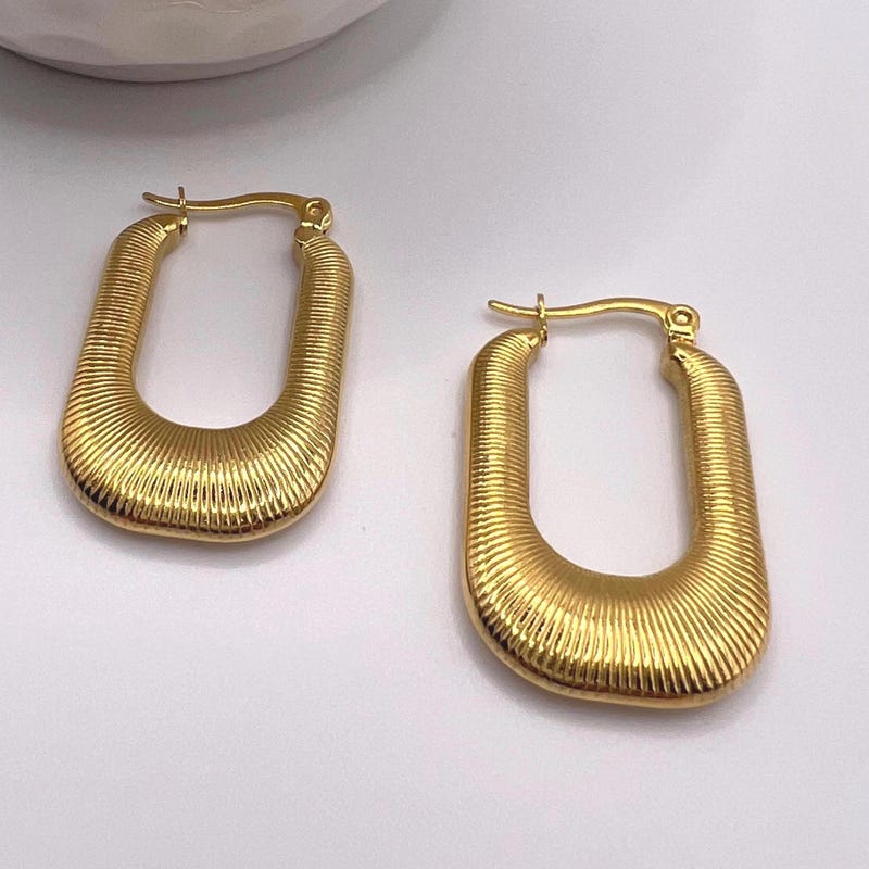 Textured Earrings - Etsy