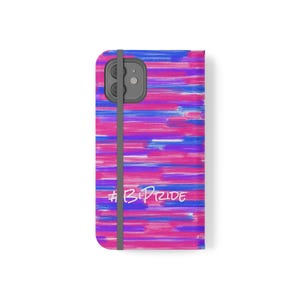 Faux Vegan Leather Bisexual Pride Flag Flip Phone Cases - Etsy