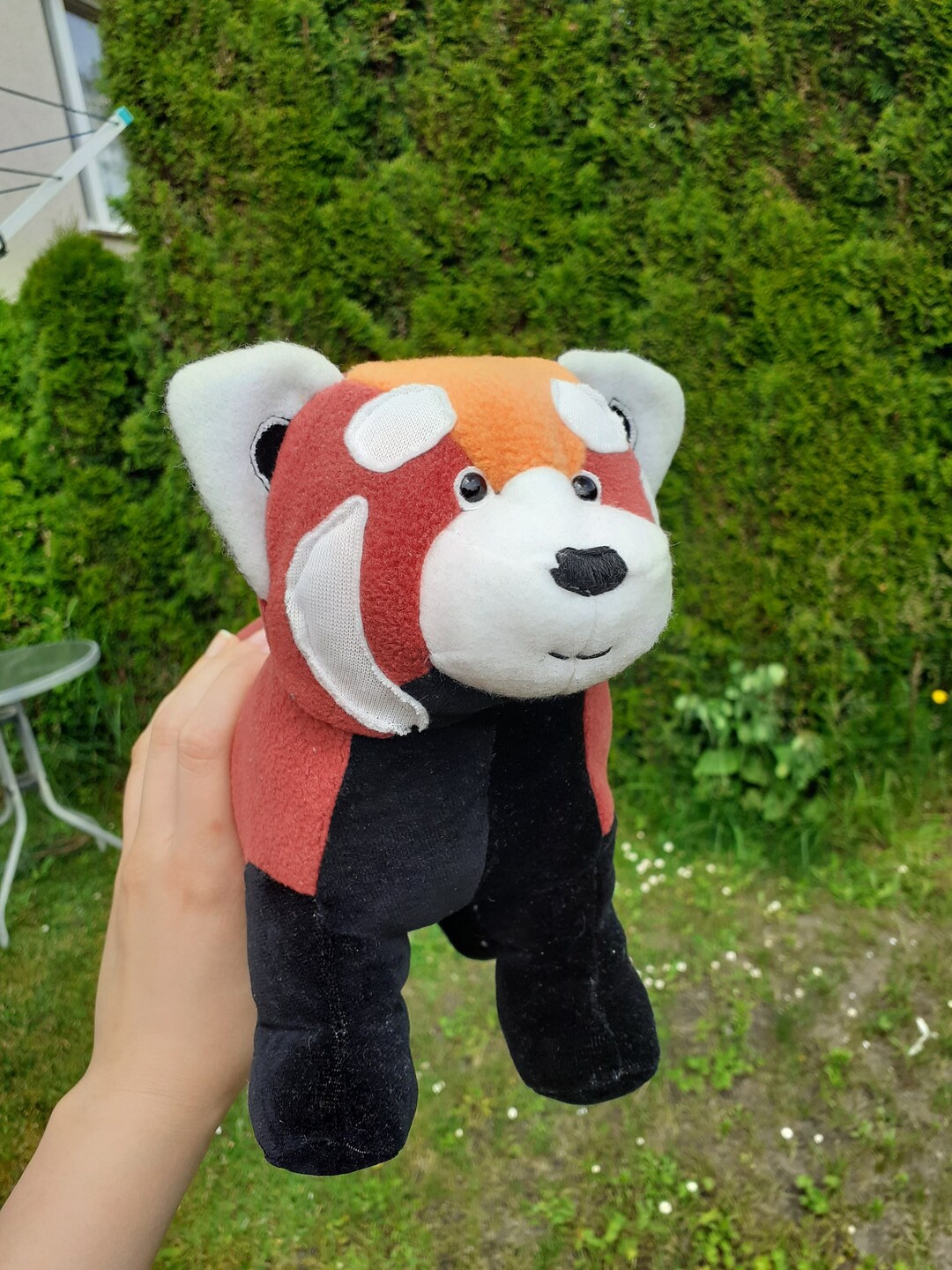Cute Red Panda Plushie Handmade Gift very Soft - Etsy