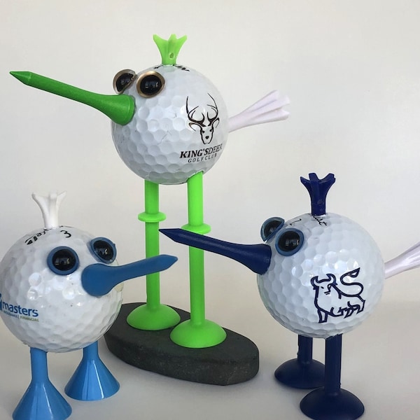 Custom Made Golf Gift, Your Own Personal Golf Ball Made Into a Birdie ...