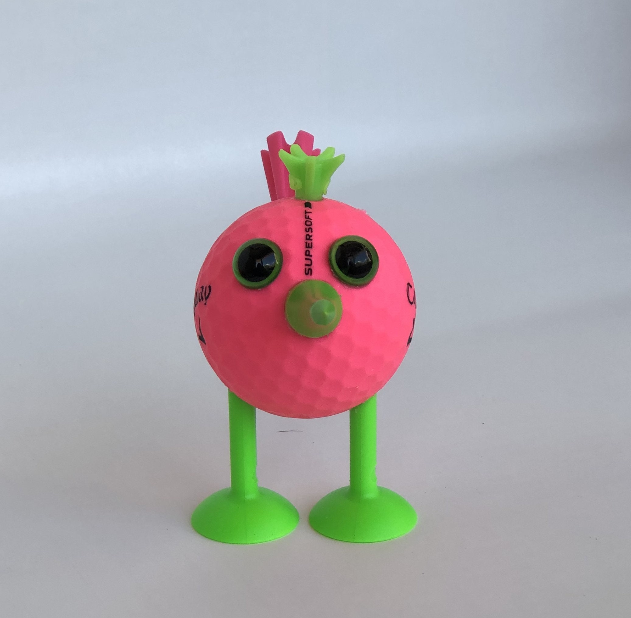 Golf Gift Birdie Golf Ball Ornament, Pink and Green, Gift Boxed - Etsy