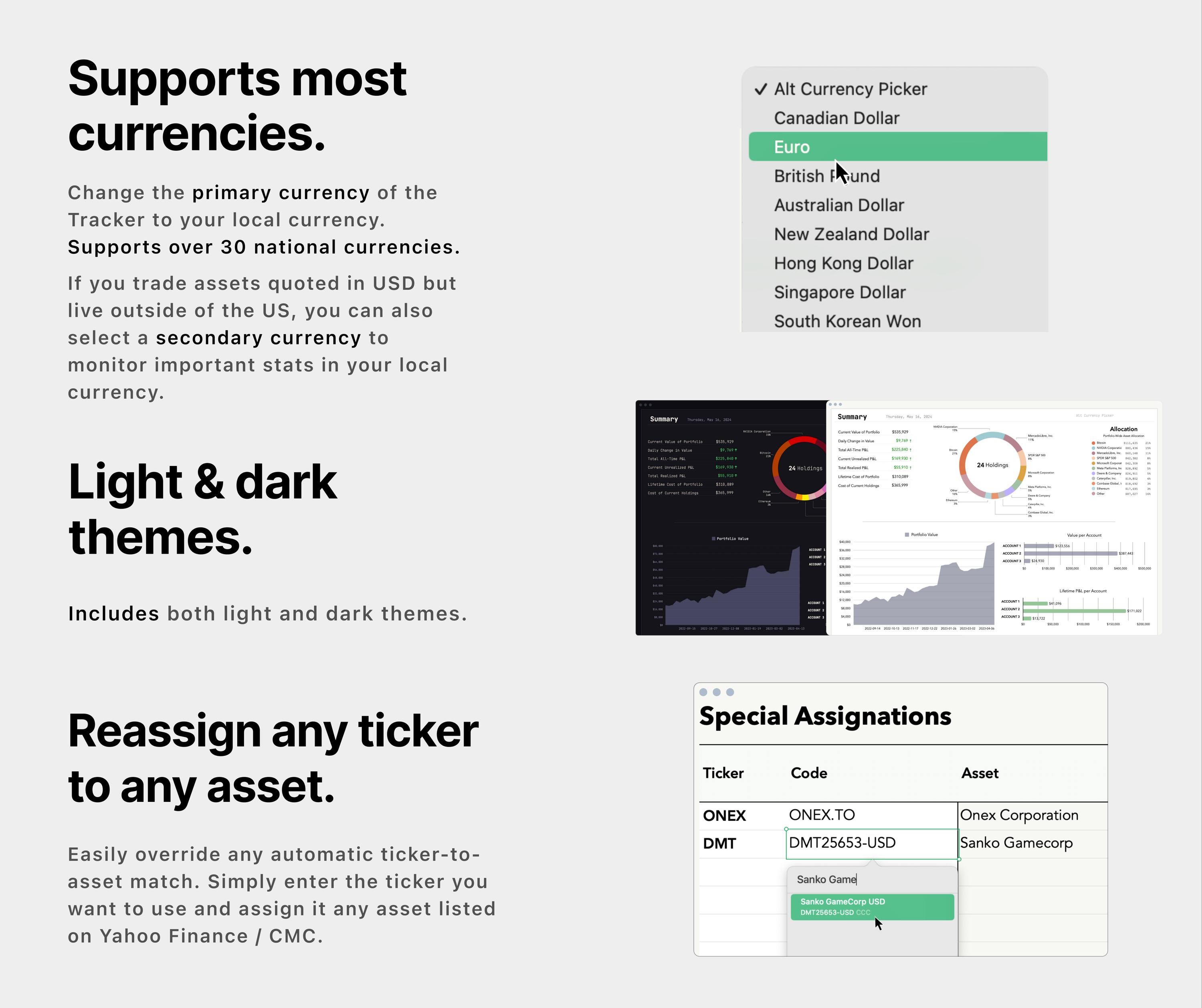 Multi-account Portfolio Tracker: Investment Spreadsheet for Apple ...