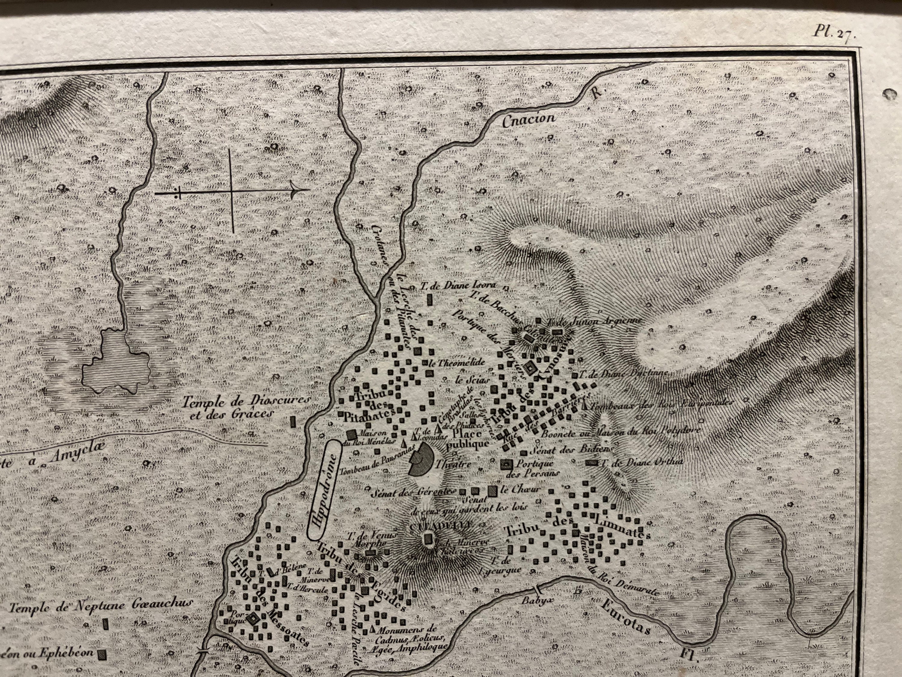 Original Print of Map of Ancient Sparta (1824) - Etsy