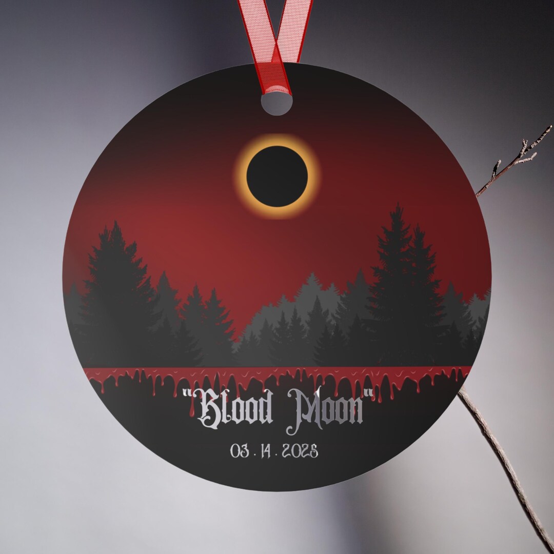 Eclipse 2025 "blood Moon", 2025 Eclipse Keepsake, Solar Eclipse ...