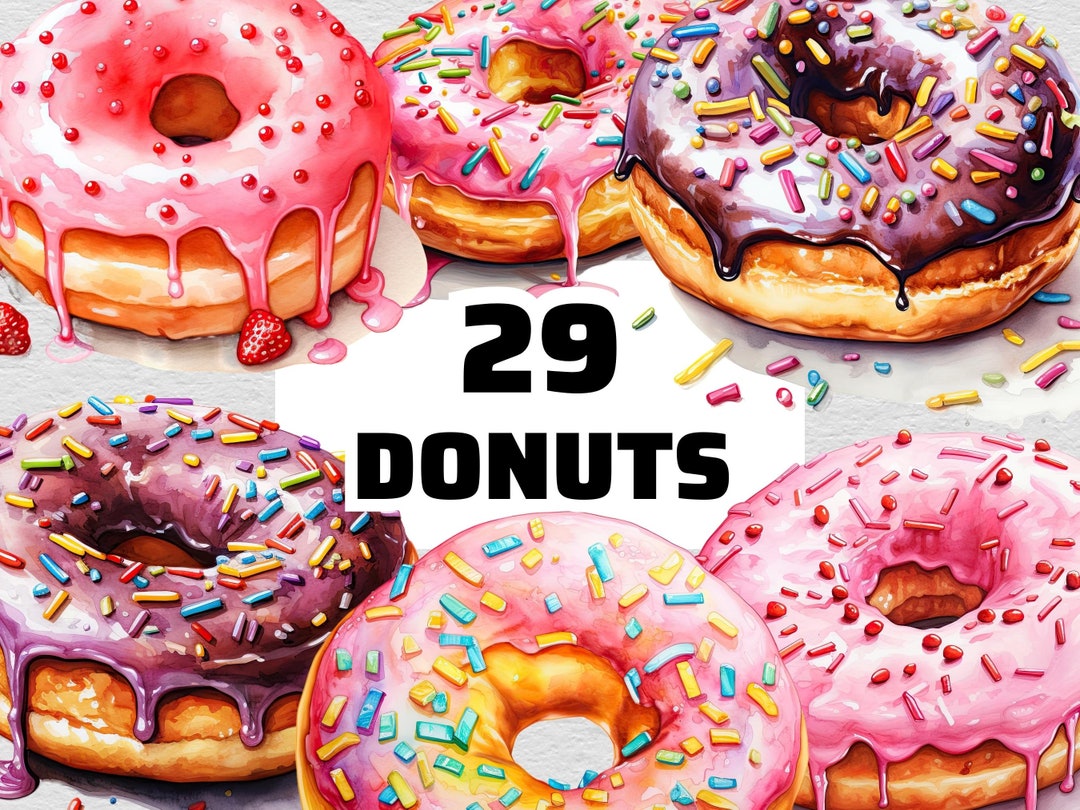 Donut PNG Clipart, Food Png, Food Clipart, Clipart Png Food, Cute Food ...