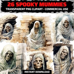 Halloween Mummy PNG Spooky PNG Mummy Clipart Halloween PNG - Etsy