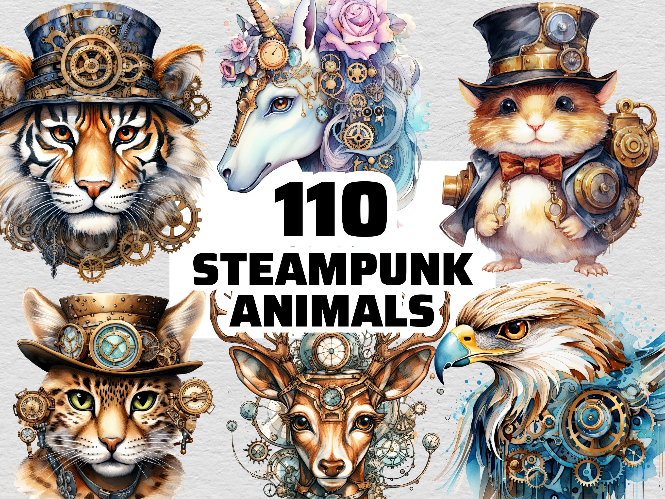 Steampunk Animal Wallpaper