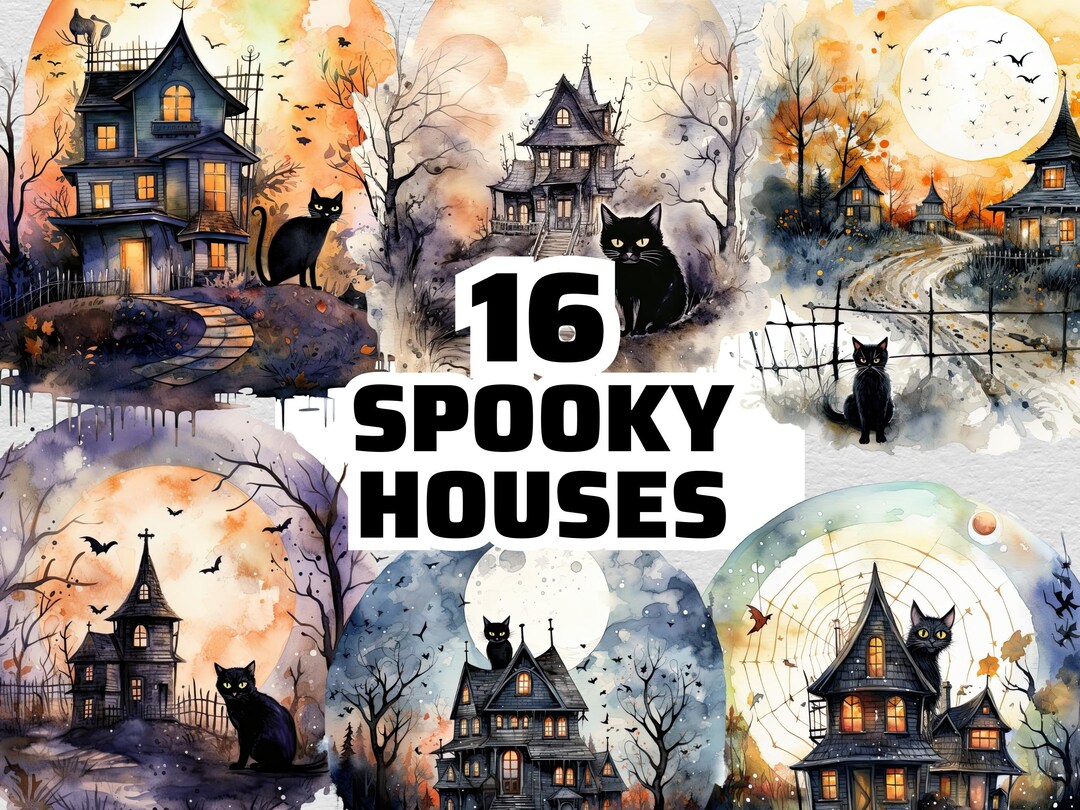 Spooky Clipart, Spooky Halloween PNG, Halloween PNG Designs, Png ...