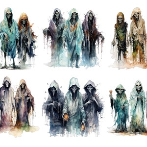 Spooky Graphics, Ghouls Halloween Png, Spooky PNG, Ghoul Clipart ...