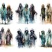 Spooky Graphics, Ghouls Halloween Png, Spooky PNG, Ghoul Clipart ...