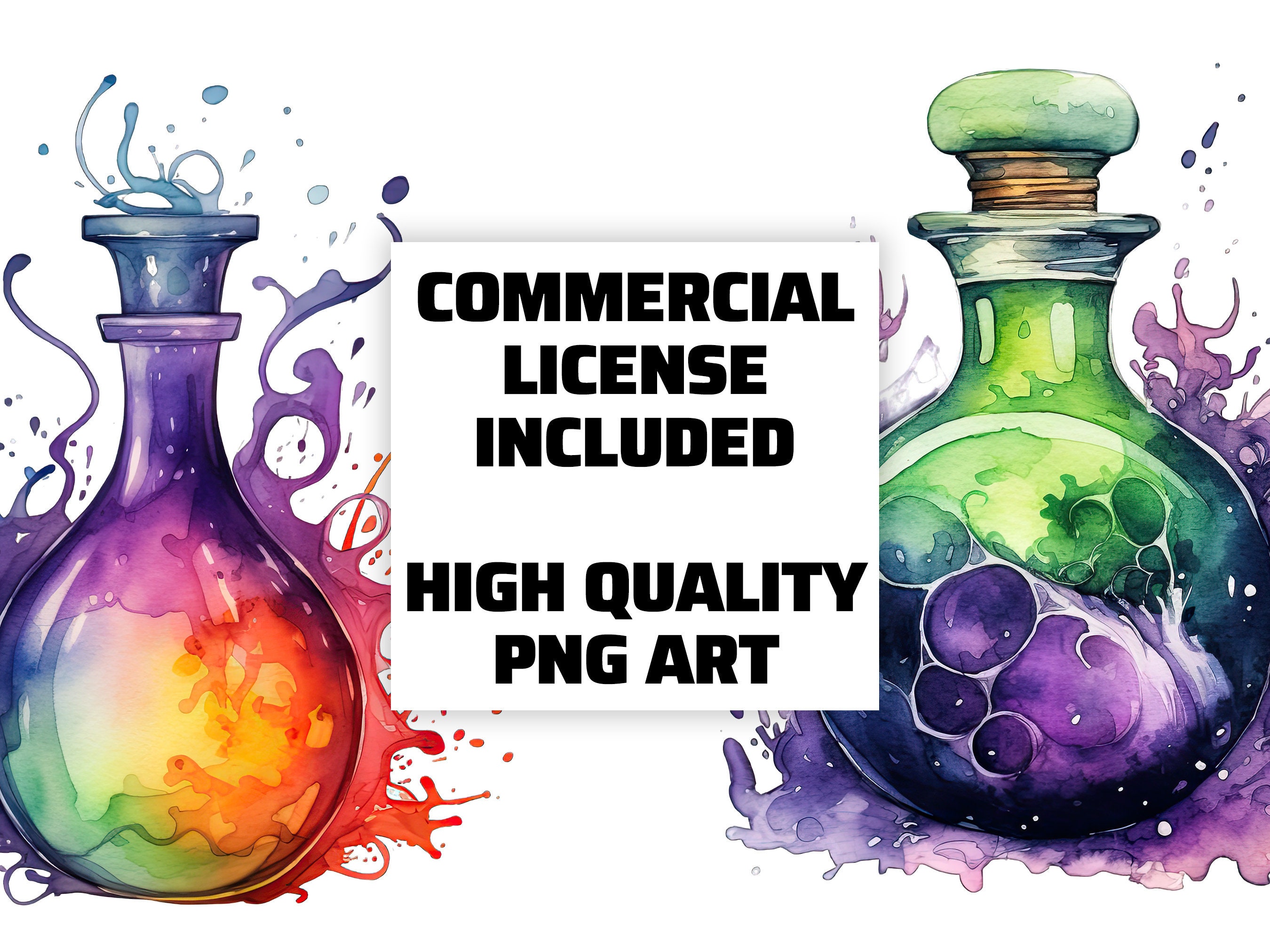 Witch Potion PNG Potion Clipart Magical Potion PNG - Etsy