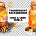 Honey Bee Clipart, Honey Jar Png, Watercolor Honey Bee PNG, Honey Bee ...