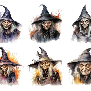 Halloween Witch Clipart, Witch PNG, Halloween Witches, Scary Clipart ...