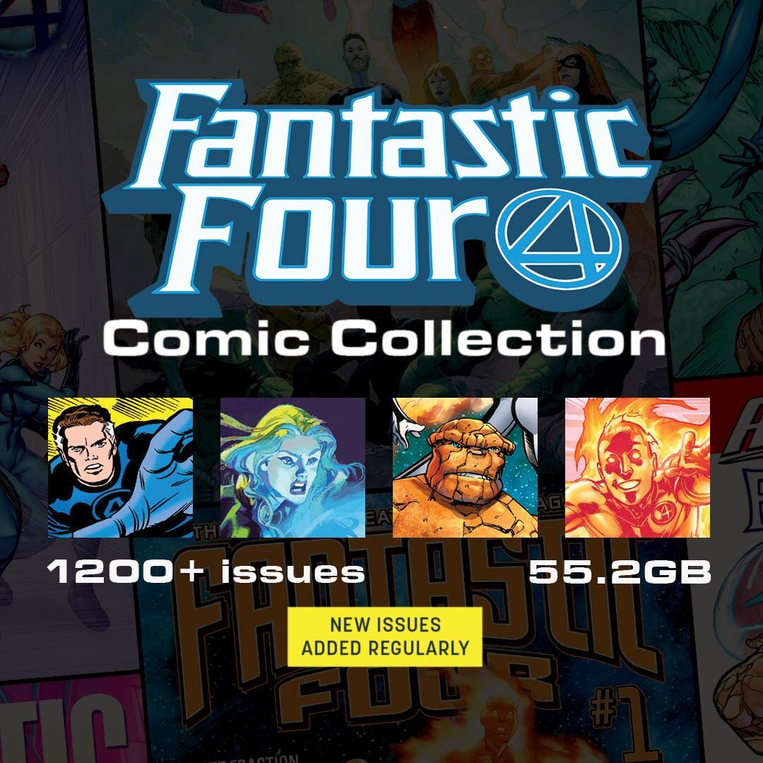 Comics, Fantastic Four Digital Comics Bundle, Marvel Comics, Instant ...