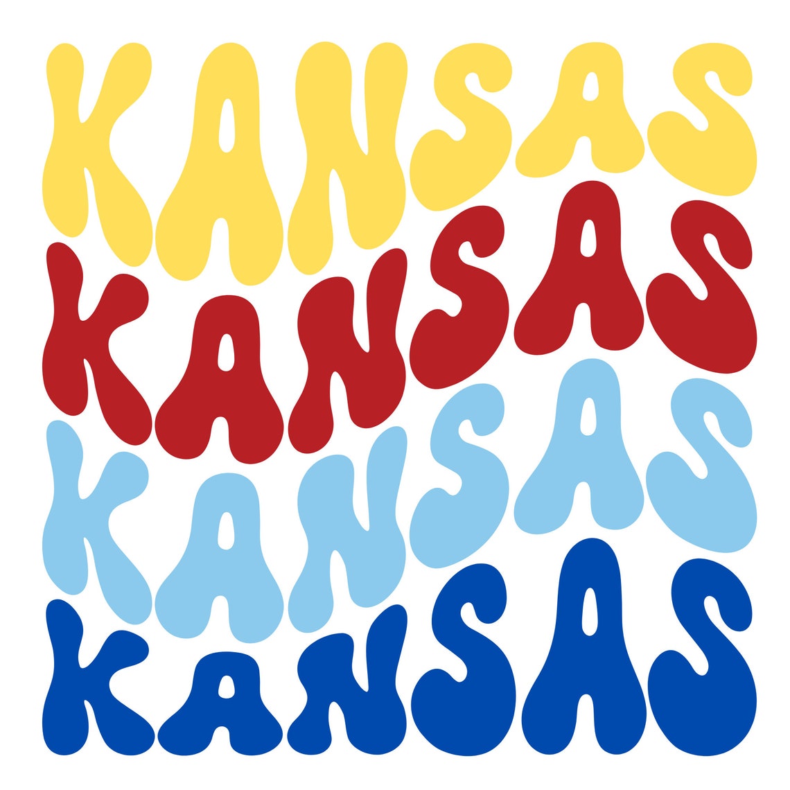 Fun, University of Kansas Theme Digital Download Wall Decor; Dorm Room ...
