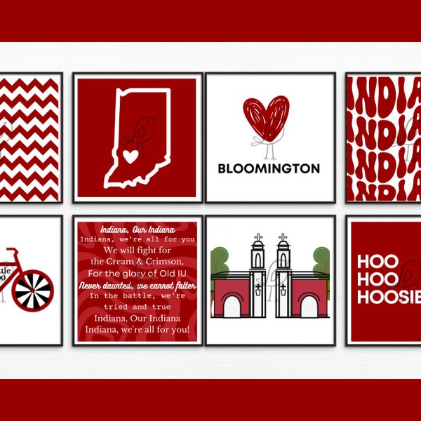 Indiana Hoosiers - Etsy