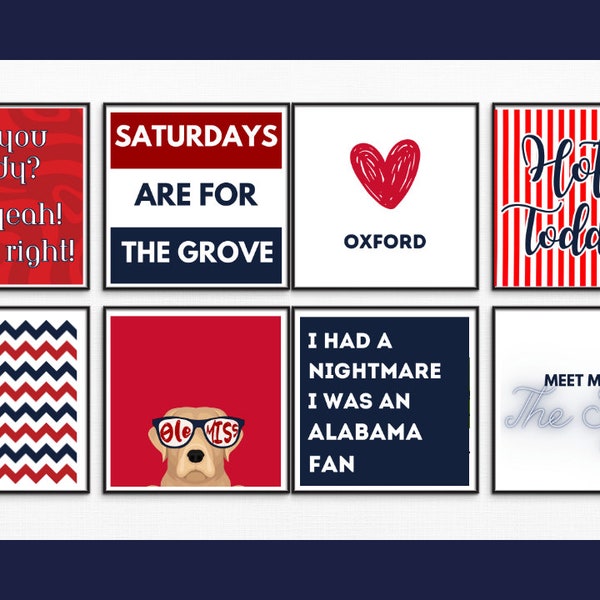 Ole Miss Wall Decor - Etsy
