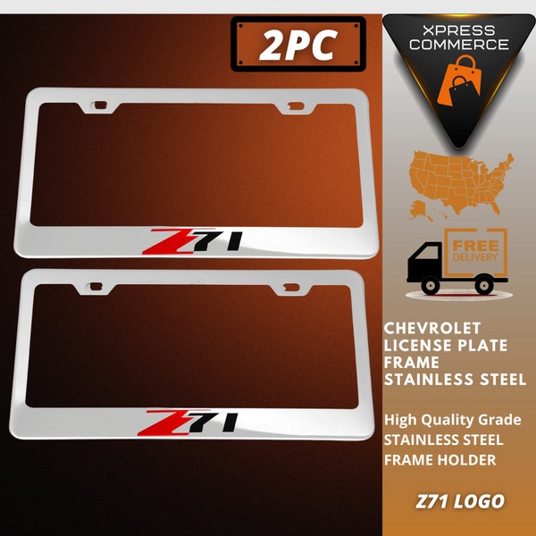 Chevy Z71 License Plate Frame - Etsy