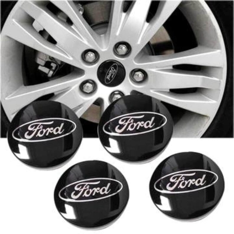 4pcs Black Wheel Rim Center Hub Caps Ford Cp9c-1a096-aa for C-max Edge ...