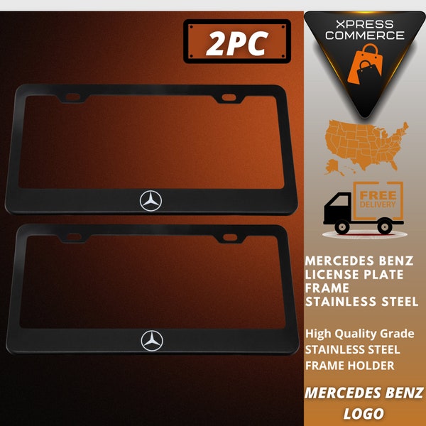 Mercedes Benz License Plate Frame - Etsy