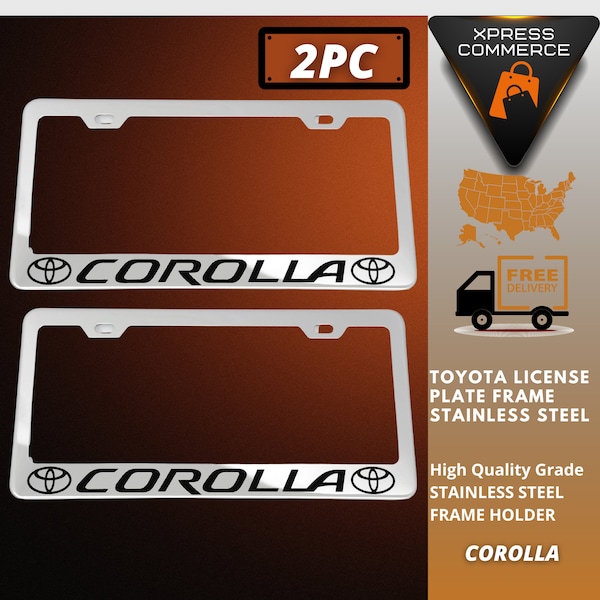 Corolla License Plate Frame - Etsy