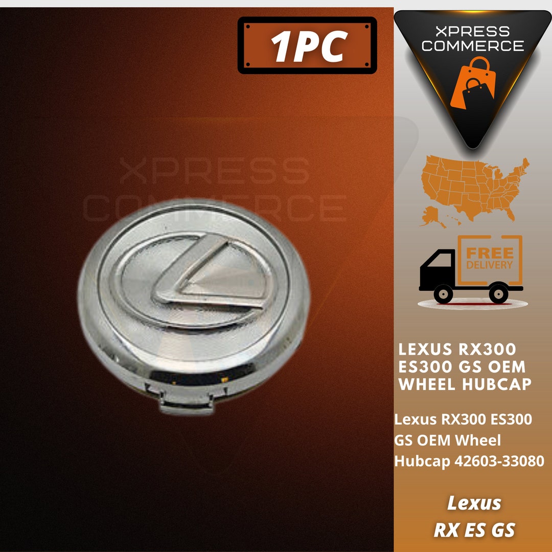 1PC LEXUS Logo Center Cap for RX300 ES300 GS Wheel Hub Cap 42603-33080 ...